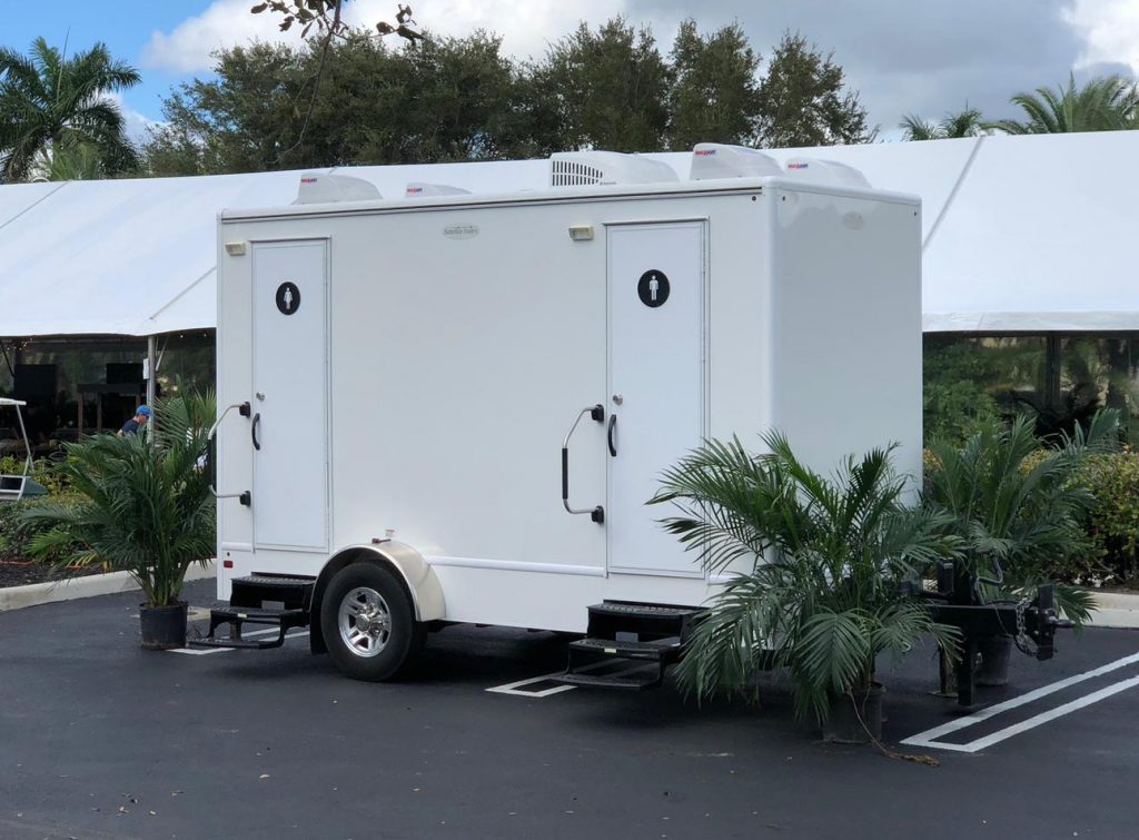 4 Stations Luxury Portable Restroom – Superior Party Rentals